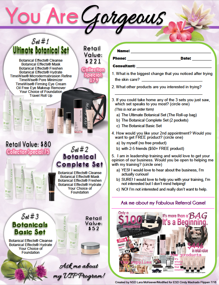 You are gorgeous closing sheet