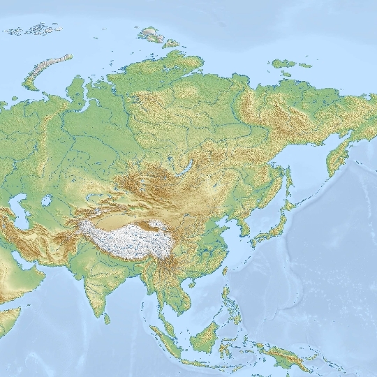 Mapa De Las Formas Del Relieve De Asia
