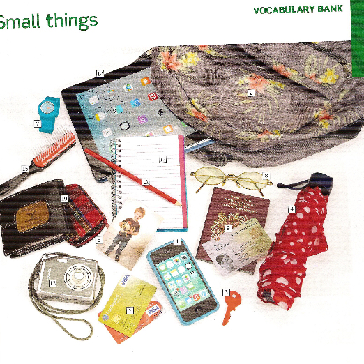 Vocabulary: small things